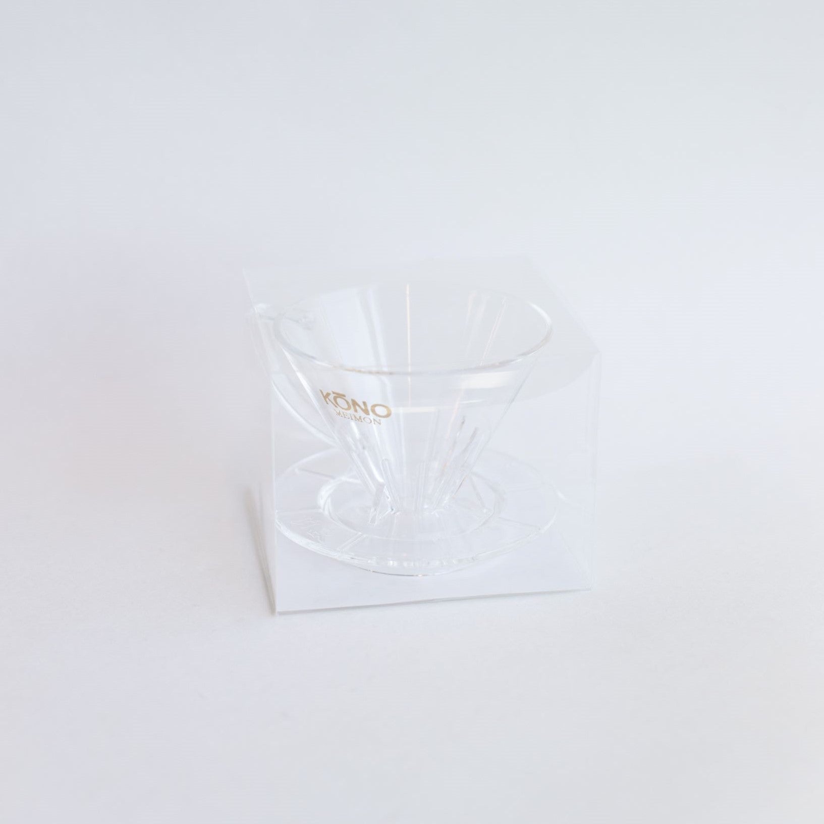 Kono - Meimon MDN-21 Plastic Dripper Clear 2 cup — Rogue Wave Coffee